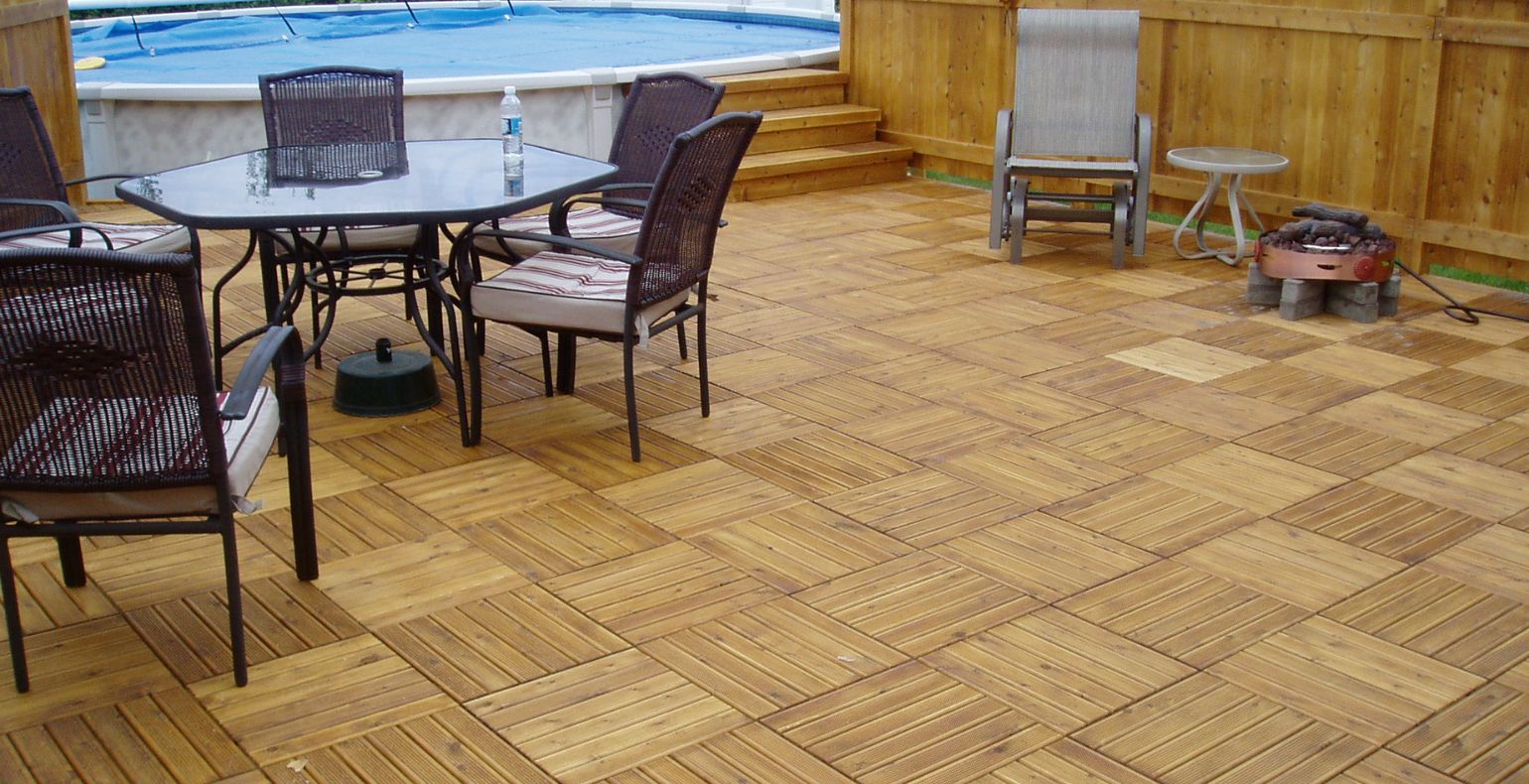 Wooden Decking Floor Interlocking Tiles: Durable And Stylish - Woodspace